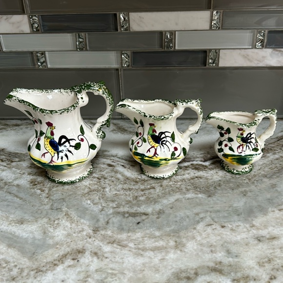 Hand Crafted | Accents | Vintage Miniature Pitcher With Hand Painted ...